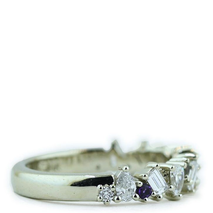 Whimsical Diamond Wedding Band | Abby Sparks Jewelry